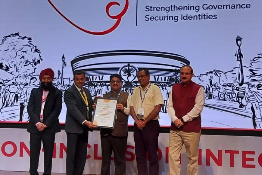 OCAC receives dual honours from UIDAI at Aadhaar Samvaad 2025 - Finger ...